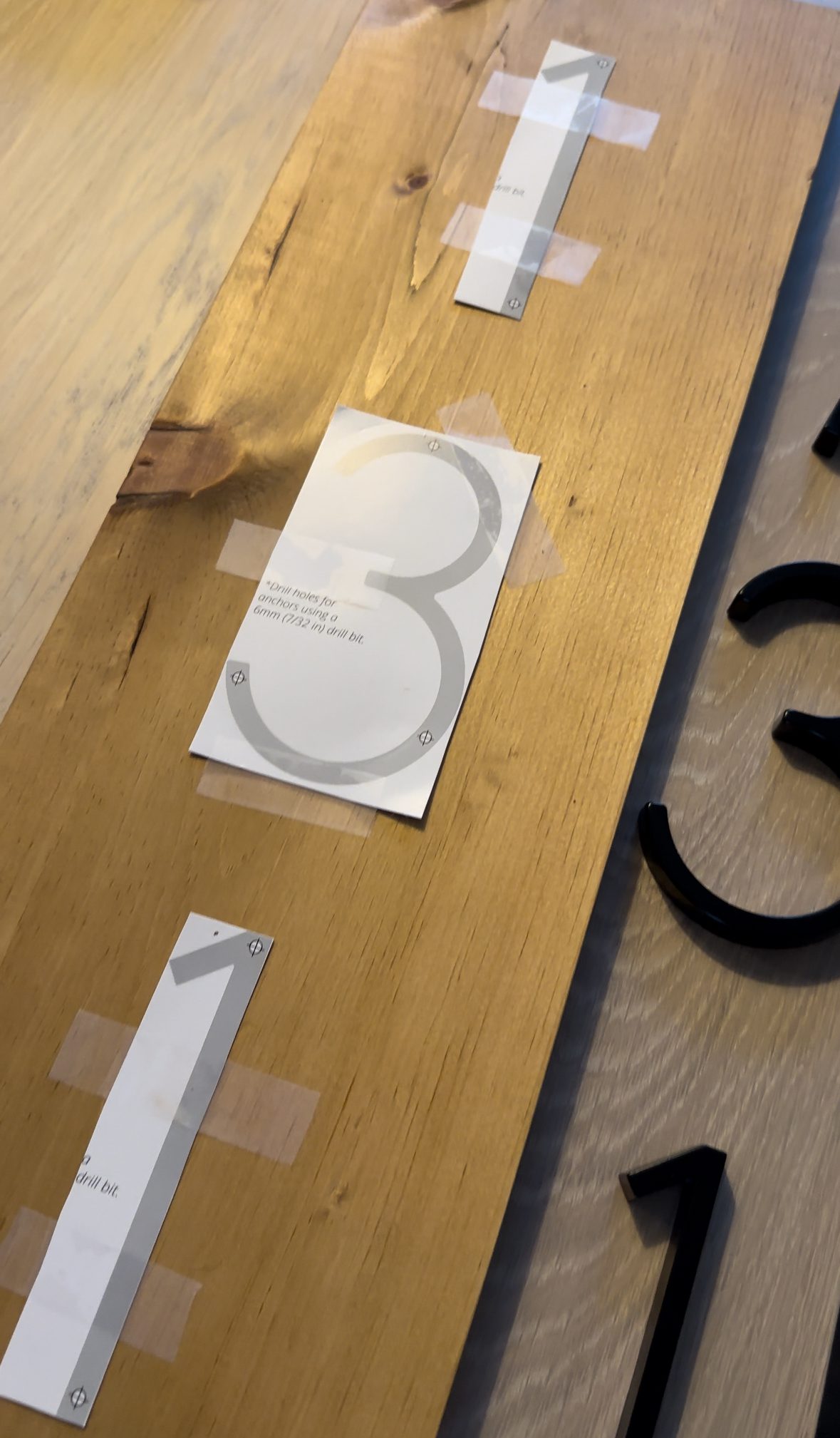 DIY Modern Contemporary House Number Sign - Megan Dauphinee Living