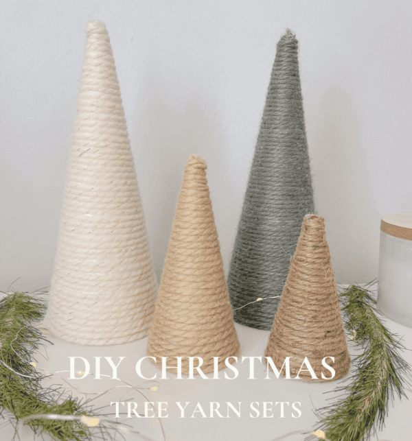 How To Make Modern Yarn Christmas Tree Sets DIY